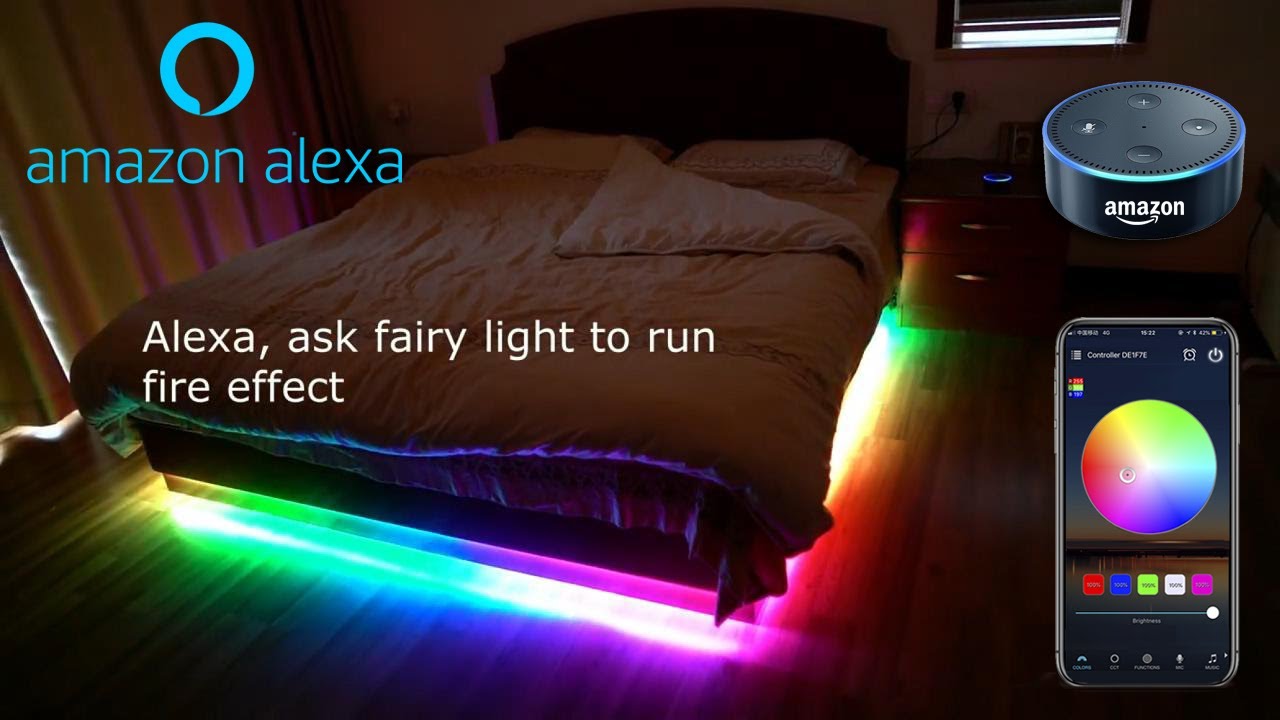 SP501E LED Controller Works with Amazon Alexa for WS2812B SK6812 ...