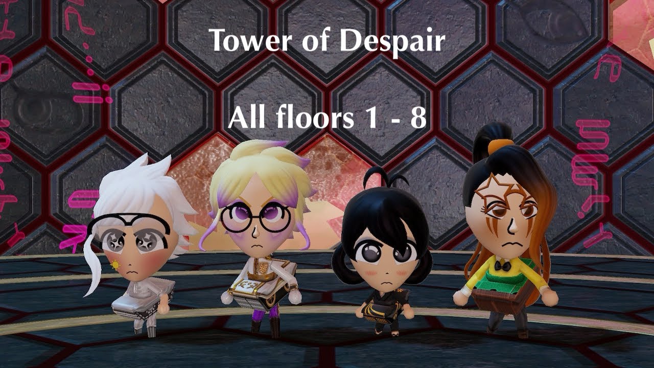 Tower of Despair: All floors 1 - 8 (Team of Tanks) | Miitopia (Nintendo ...