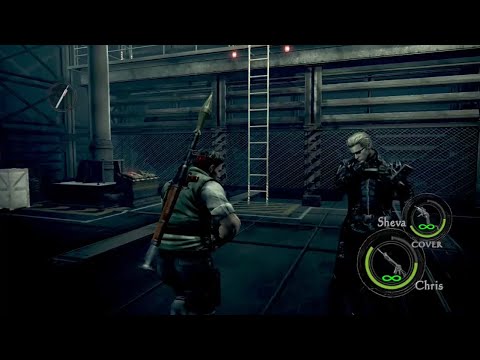 Resident Evil 5 - Albert Wesker final boss fight (Part 1/2) - YouTube