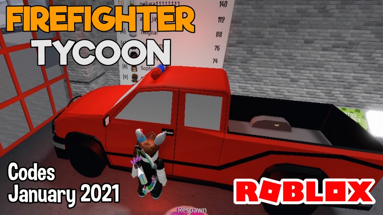 Roblox Firefighter Tycoon! New Code January 2021 - YouTube