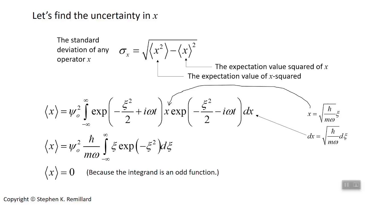 Heisenberg Uncertainty In The Harmonic Oscillator Ground State YouTube Heisenberg Uncertainty In The Harmonic Oscillator Ground State YouTube