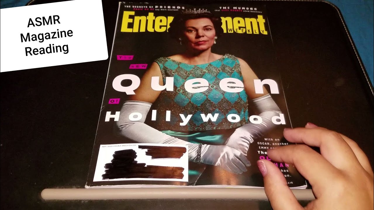 ASMR• Magazine Reading• EW Magazine - YouTube