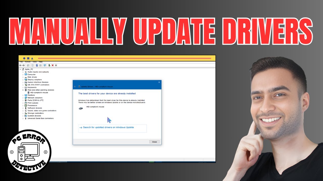 How to Manually Update Drivers in Windows 10 - YouTube