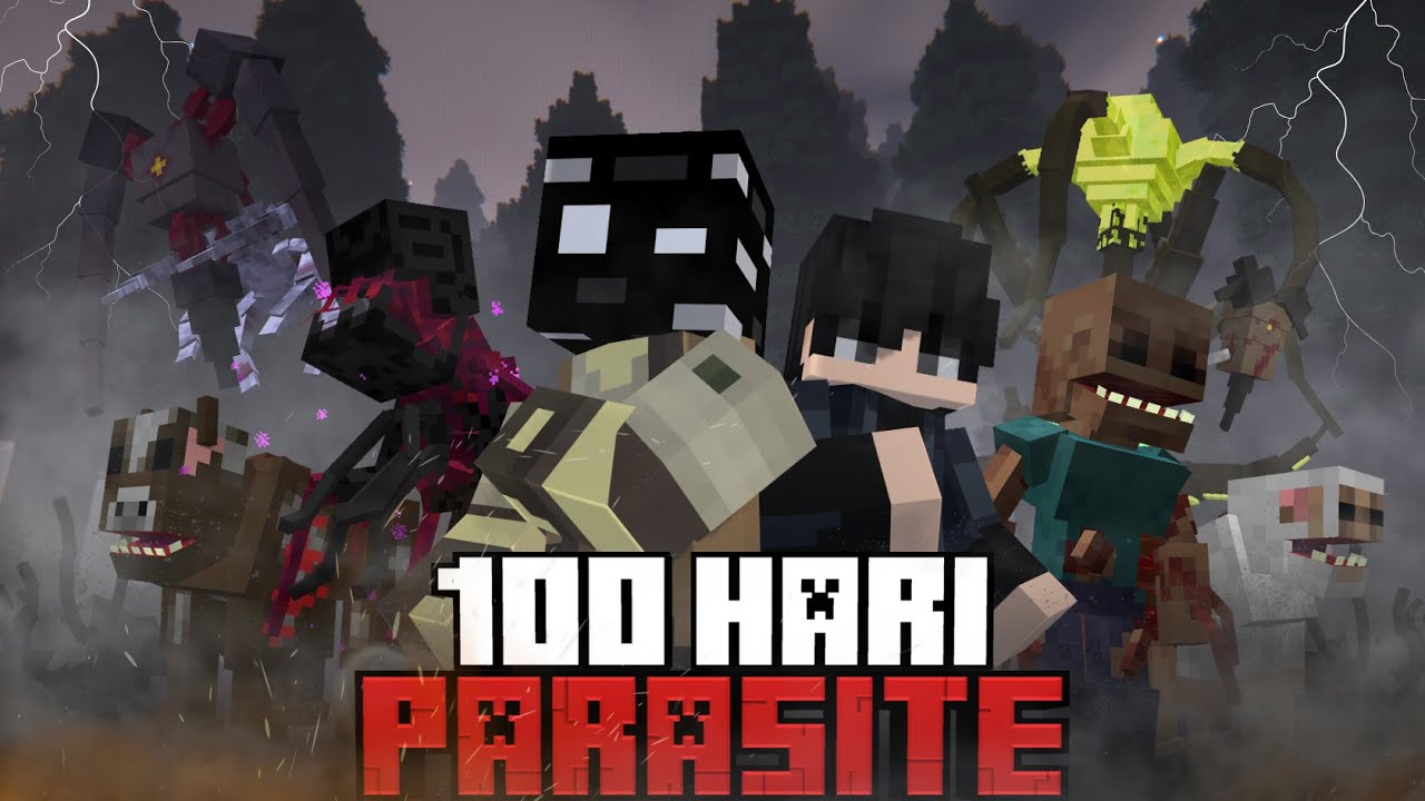 100 Hari Minecraft Parasite Apocalypse - Ft @JustKepinn - YouTube