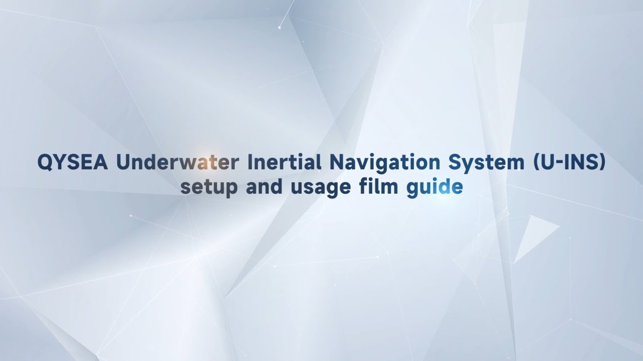 U-INS Tutorial | Underwater Navigation & Positioning for FIFISH ROVs ...