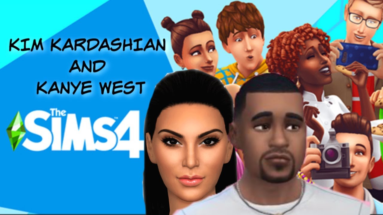 Kim Kardashian West and Kanye West SIMS 4 Characters - YouTube