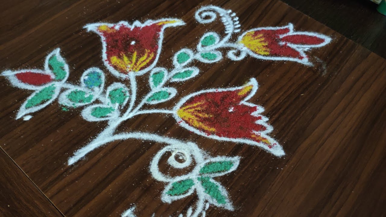 simple rangoli in tamil | dots rangoli | beginners rangoli in tamil ...