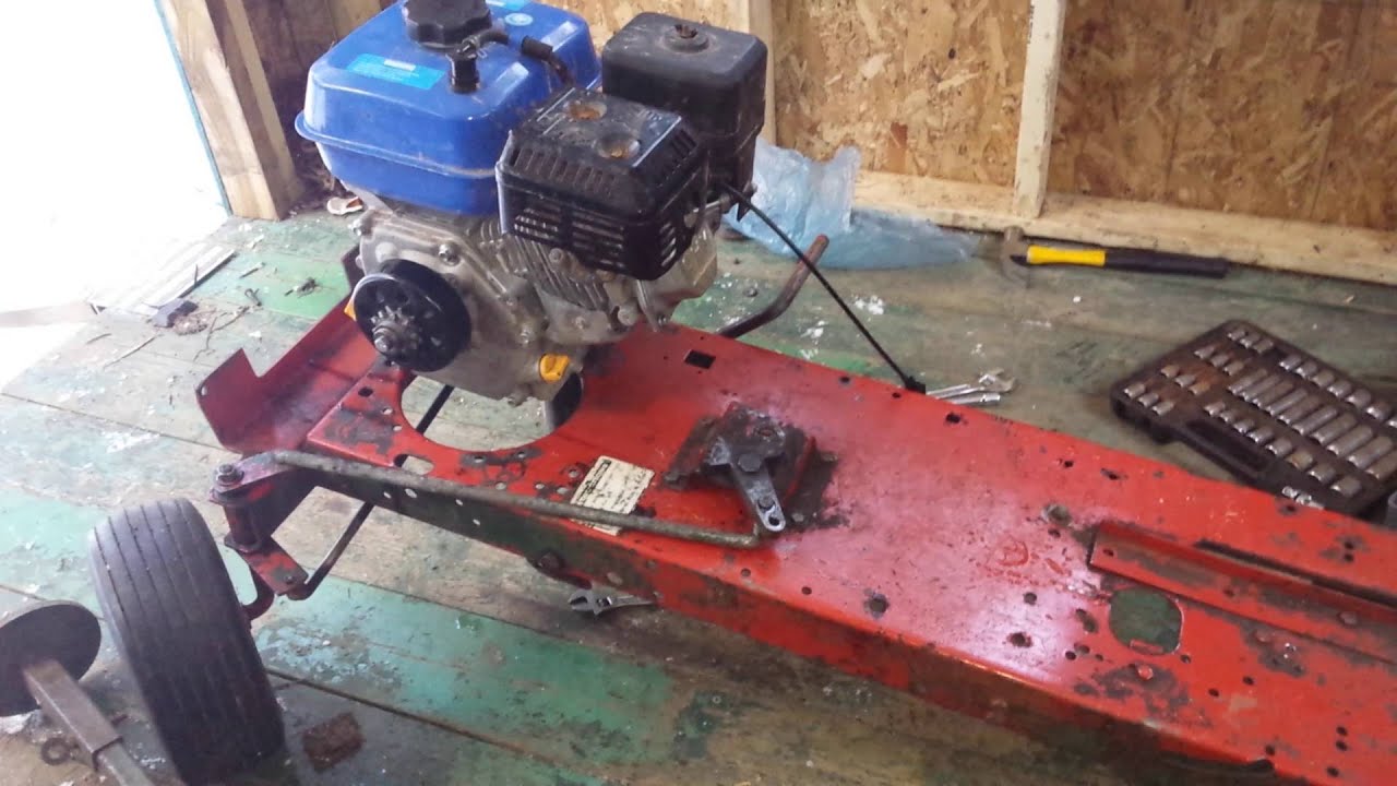 racing mower build pt3 - YouTube