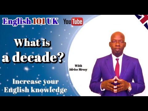 Definition of Decade (What is a decade?) - YouTube