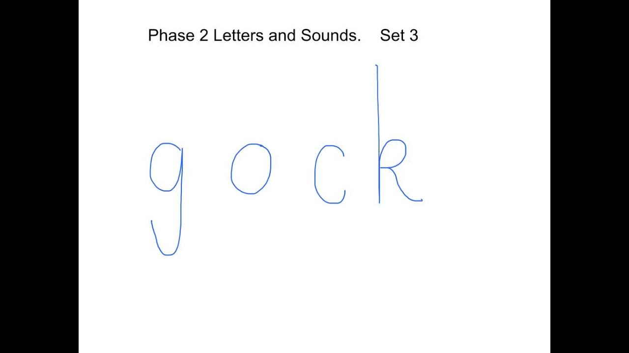 Phase 2 Letters and Sounds. Set 1 - 5 - YouTube