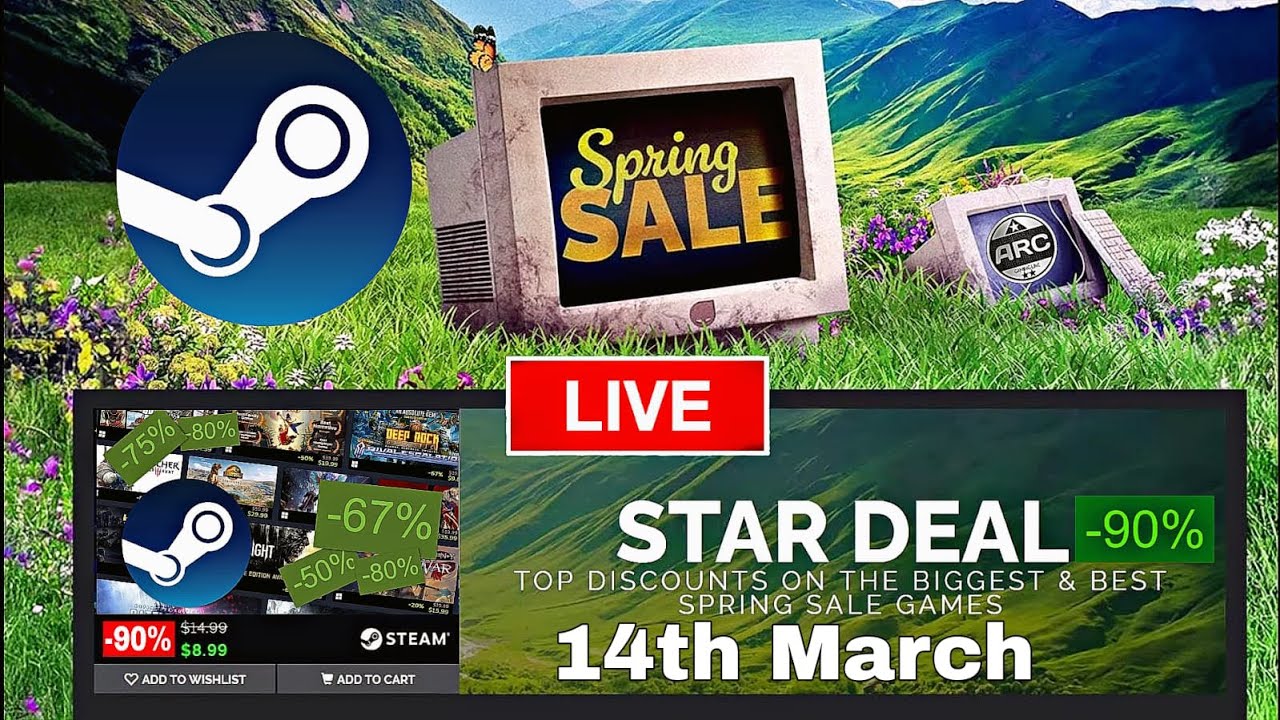 STEAM SPRING SALE 2024 LIVE - Spring Steam Sale 14th MARCH! HINDI ...