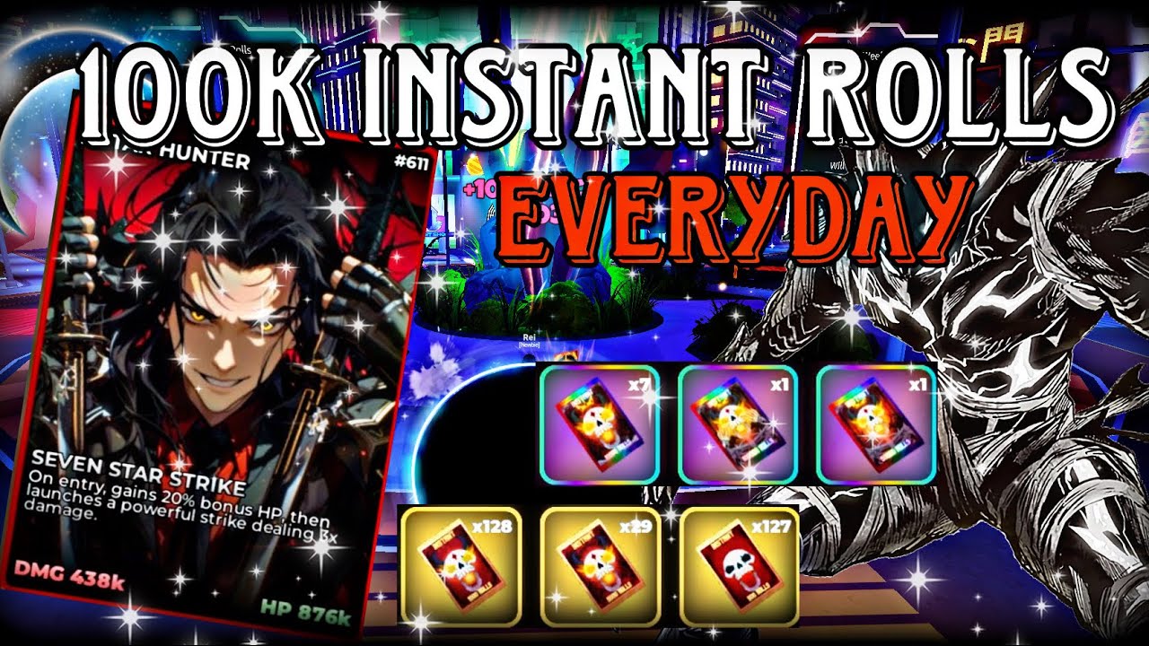 Anime Card Clash | How To Farm 100K Instant Rolls Daily | Roblox - YouTube