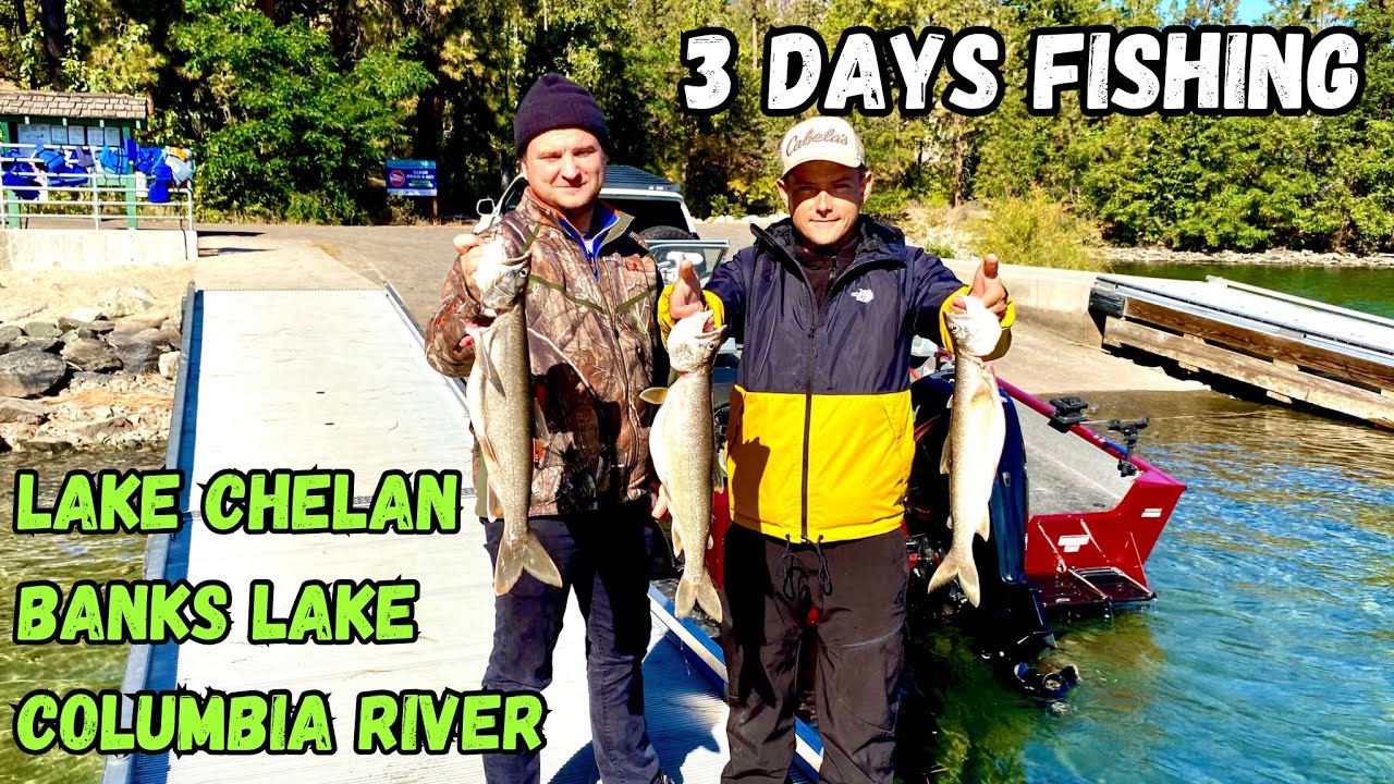 Lake Chelan Lake Trout + Bass and Rainbow Trout - YouTube