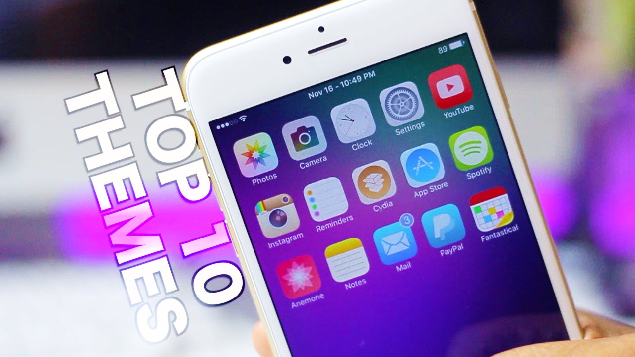 Top iOS 9 Themes - Best Jailbreak Themes - YouTube