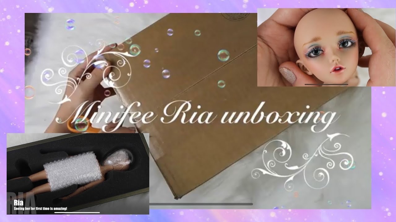 Minifee unboxing Ria Fairyland faceup tan skin tone. - YouTube