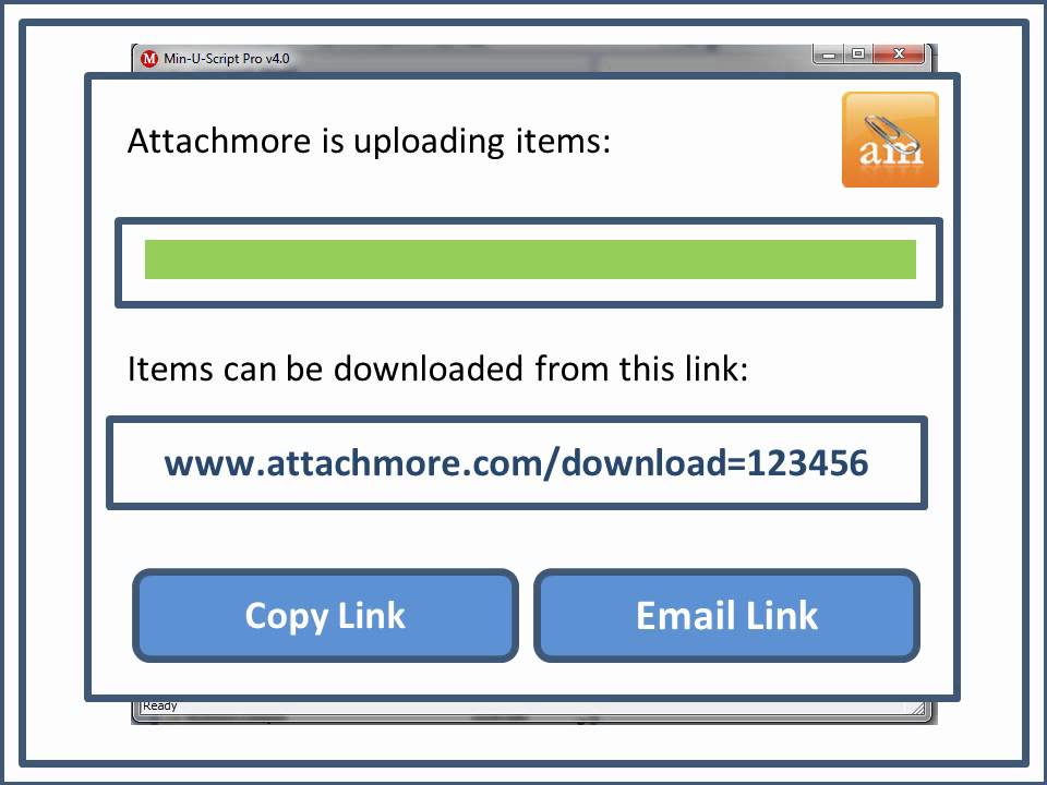 Attachmore & Min-U-Script partner to Send Large Files - YouTube