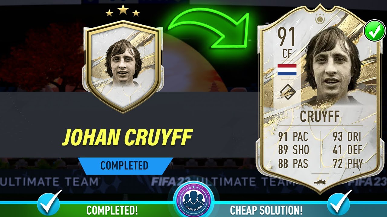91 Mid Icon Johan Cruyff SBC Completed - Cheap Solution & Tips - Fifa ...