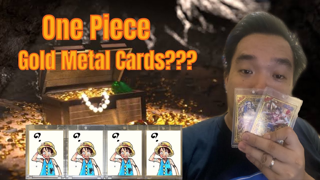 One Piece Bronze,Black and Gold Metal Cards! - YouTube