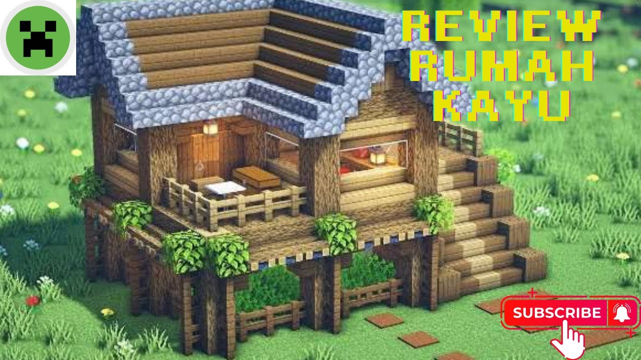 Review rumah kayu minecraft - YouTube