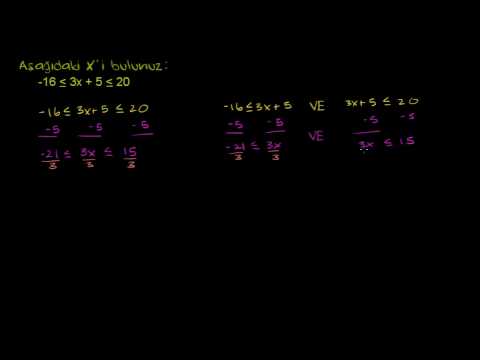 Bileşik Eşitsizlik Örnek Soru (Matematik / Cebir)