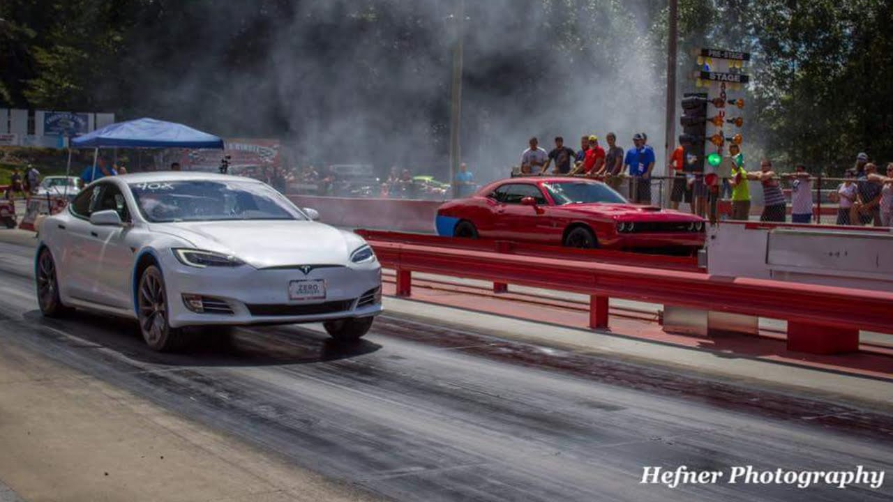 Hellcat Challenger & Charger Challenge New Tesla P90D Ludicrous to a ...