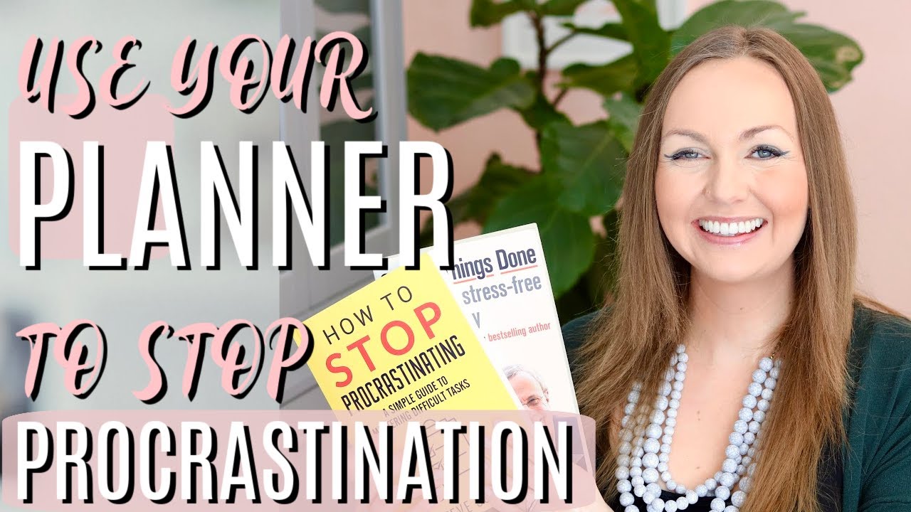 How to Stop Procrastinating on Small Tasks (Using Your Planner to Help ...