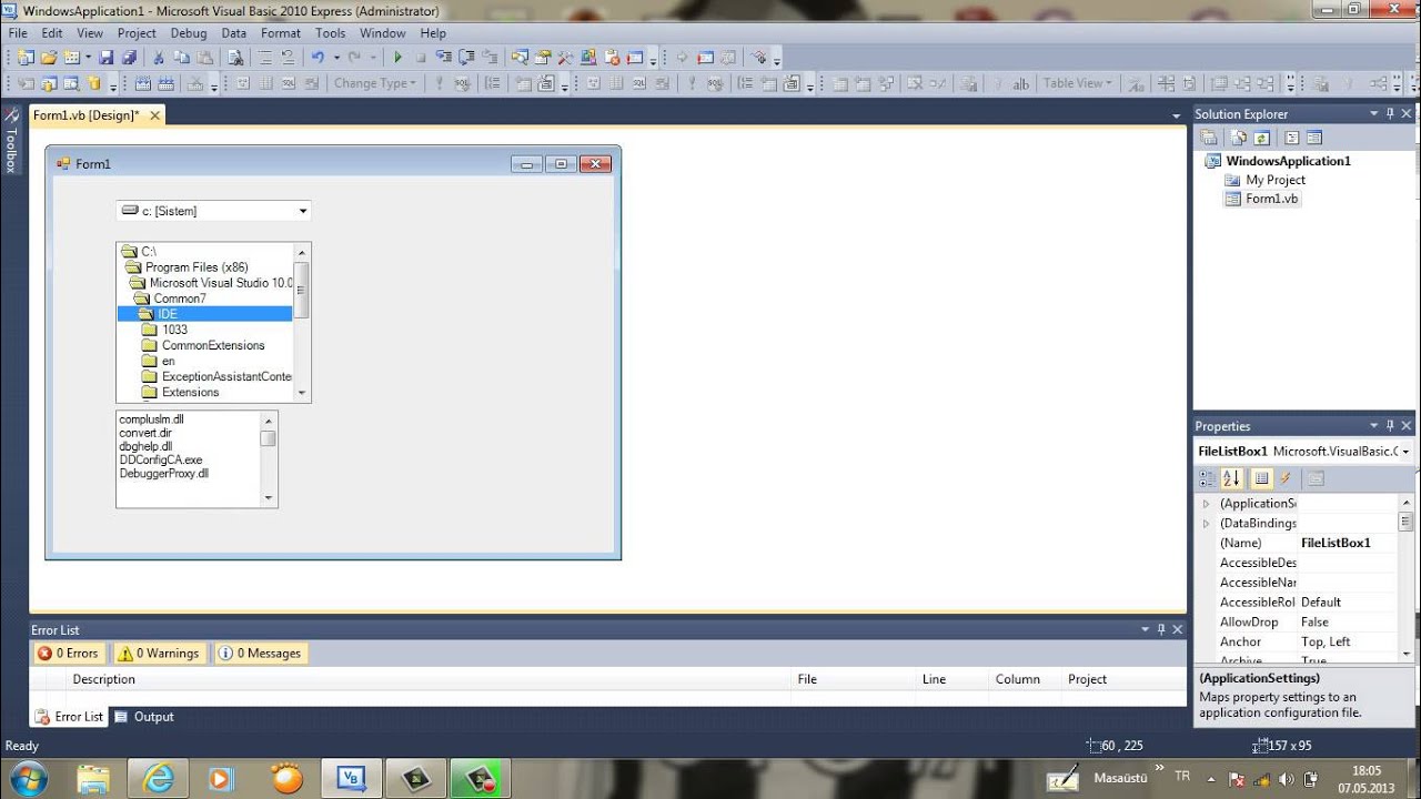 VB de Filelistbox Kullanımı - YouTube