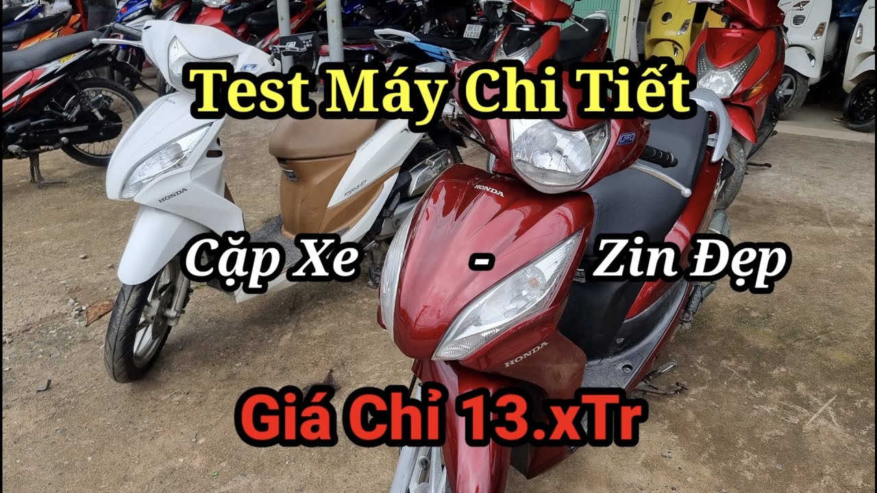 TEST MÁY CHI TIẾT CẶP XE HONDA VISION Fi 2013 GIÁ RẺ CHỈ TỪ 13.xTr l XE ...