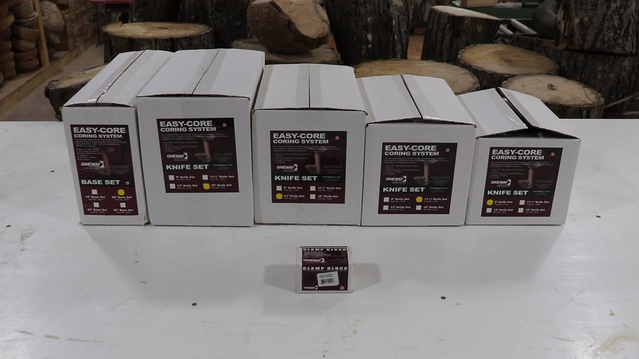 Woodturning | Setup and First Run of ONEWAY Easy-Core Coring System ...