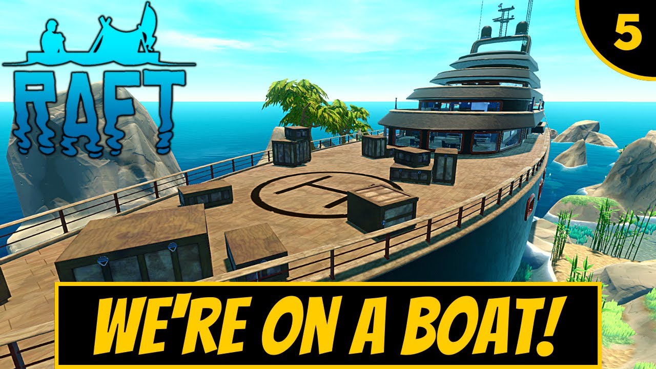 Raft Multiplayer Survival - Cruise Ship Vasagatan Episode 5 - YouTube