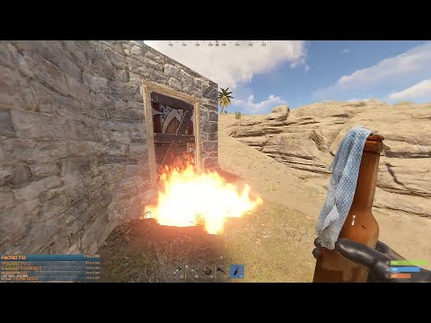 3 Molotov ile Raid Atıp Katladık! Rust Türkçe - YouTube