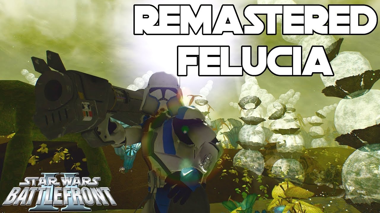 Star Wars Battlefront 2 Mod | Battlefront II Remaster | Rezzed Felucia ...
