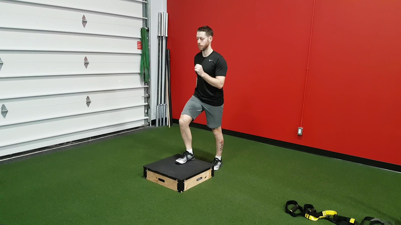 Single Leg Step Up Drive - YouTube