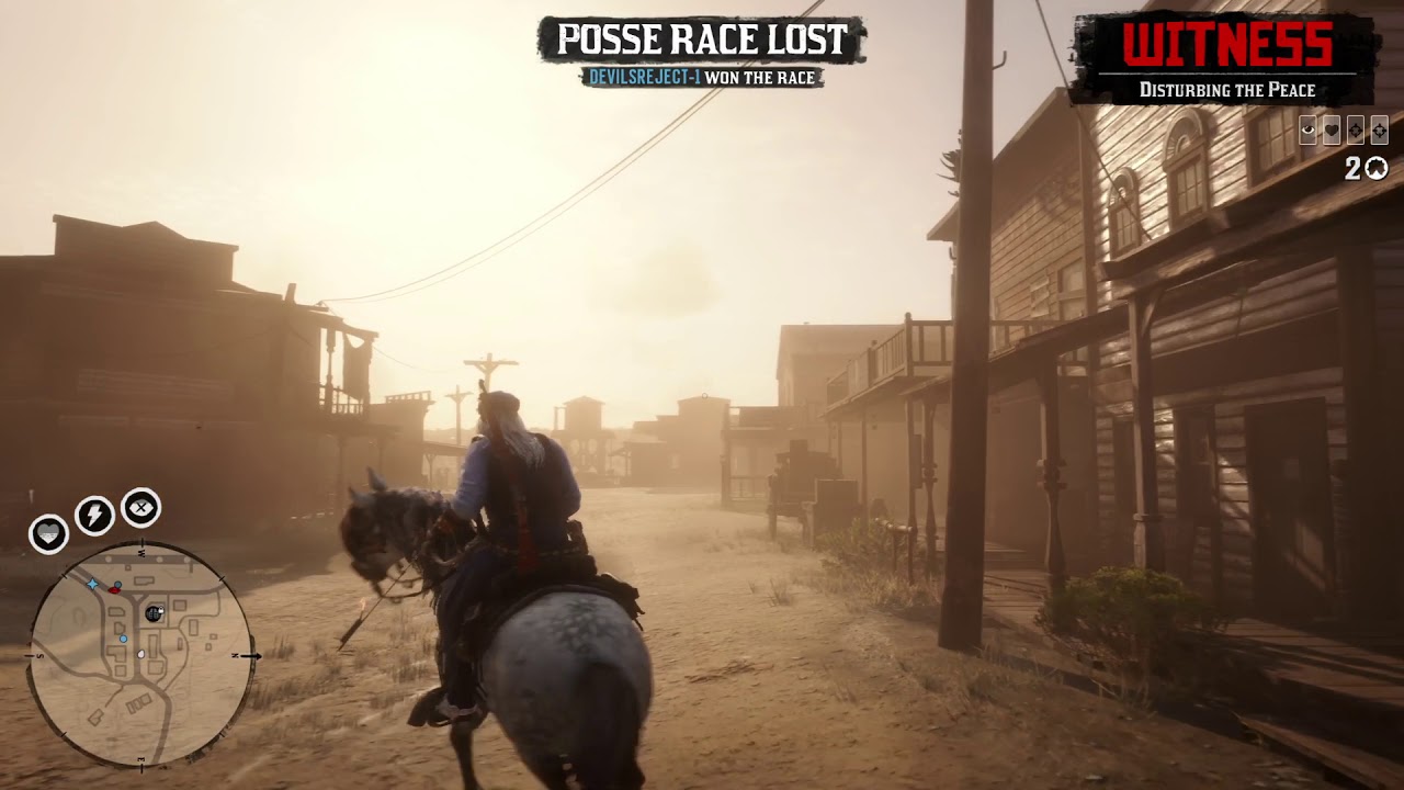 Red Dead Redemption 2_explosive posse race - YouTube