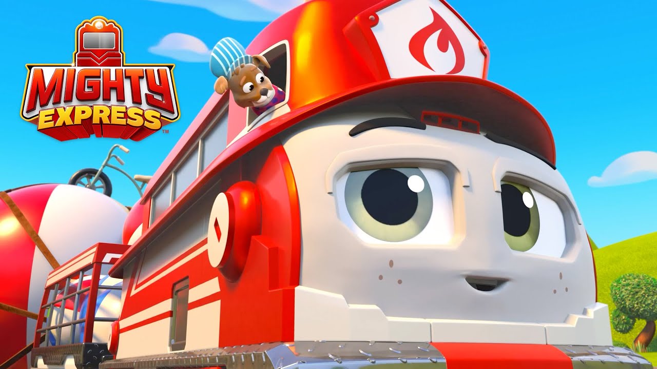 Flicker Chases Runaway Beach Balls ⛱| Mighty Express Clips | Cartoons ...