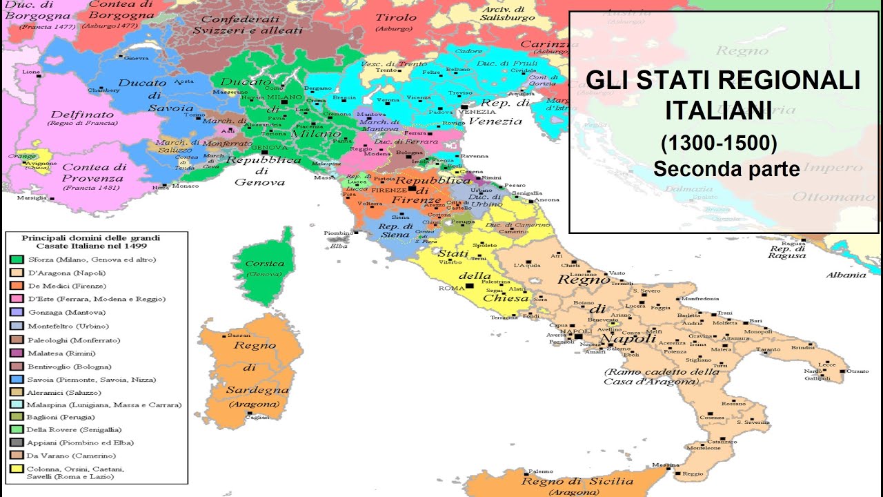 Gli Stati regionali italiani (1300-1500) - Seconda parte: Firenze ...