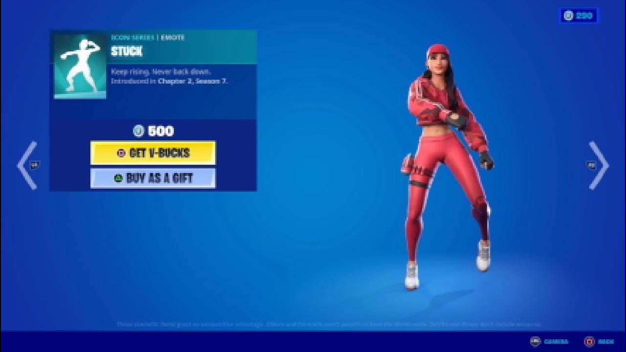Ruby Skin does the *NEW* Stuck Emote - YouTube