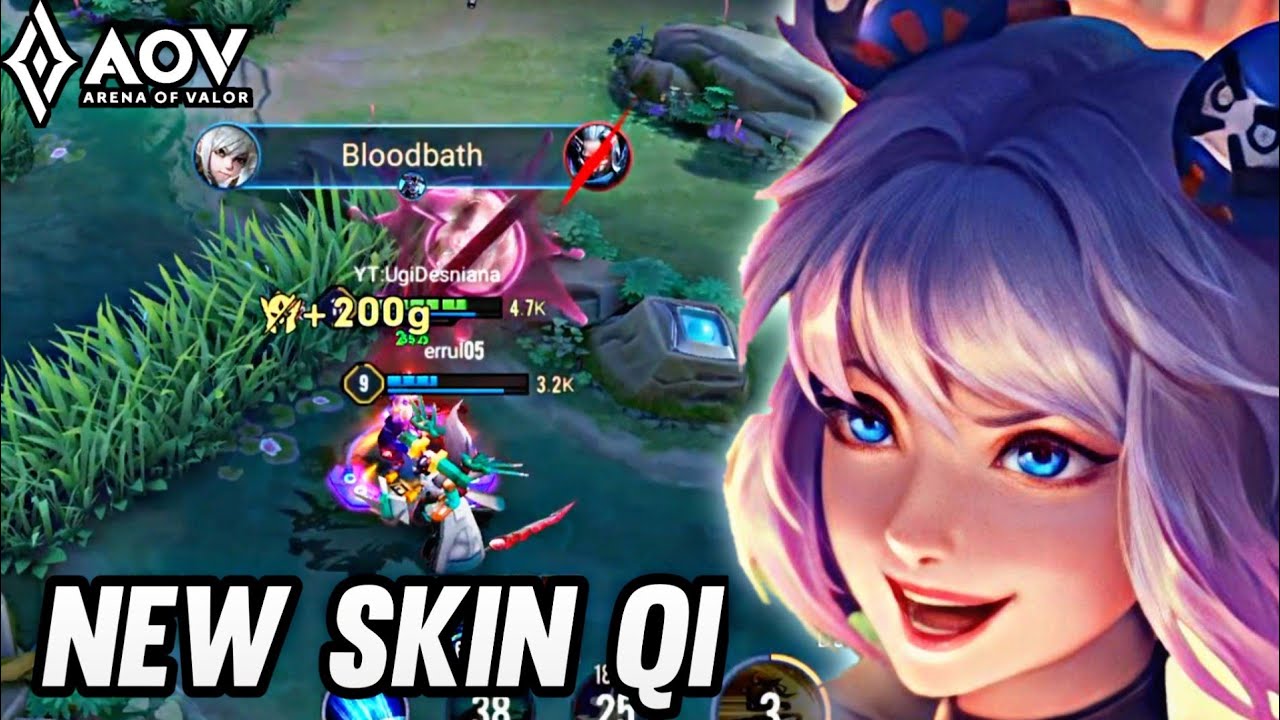 NEW SKIN QI (Jungle) - ARENA OF VALOR - YouTube