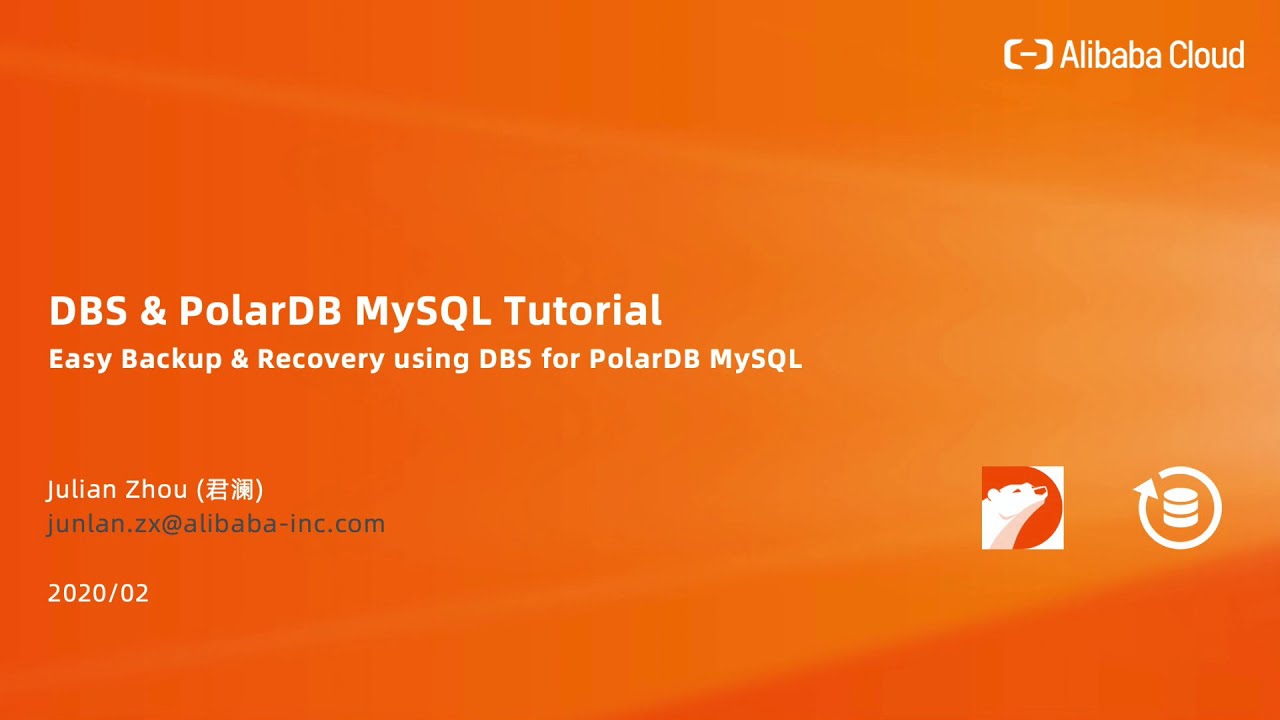 How-to | Easy Backup & Recovery using DBS for PolarDB MySQL - YouTube