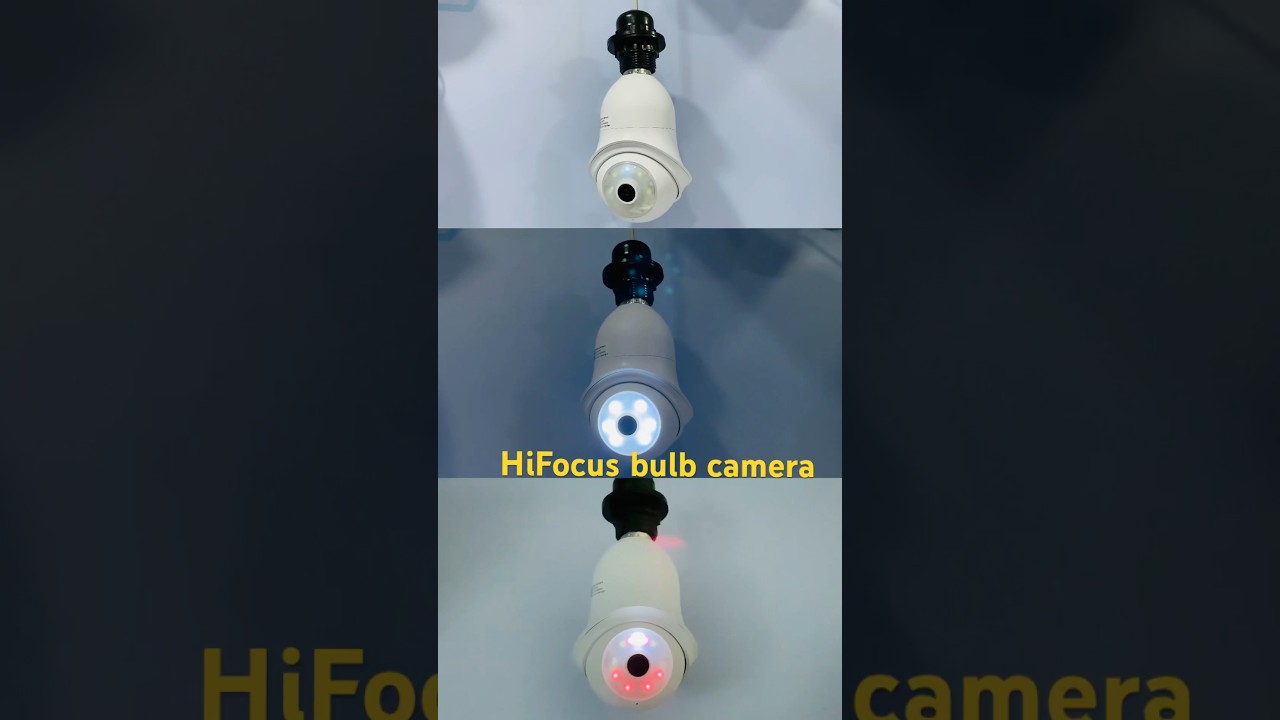HiFocus Bulb Camera #cctv #camera #wificamera | Model No. - HC-PC ...