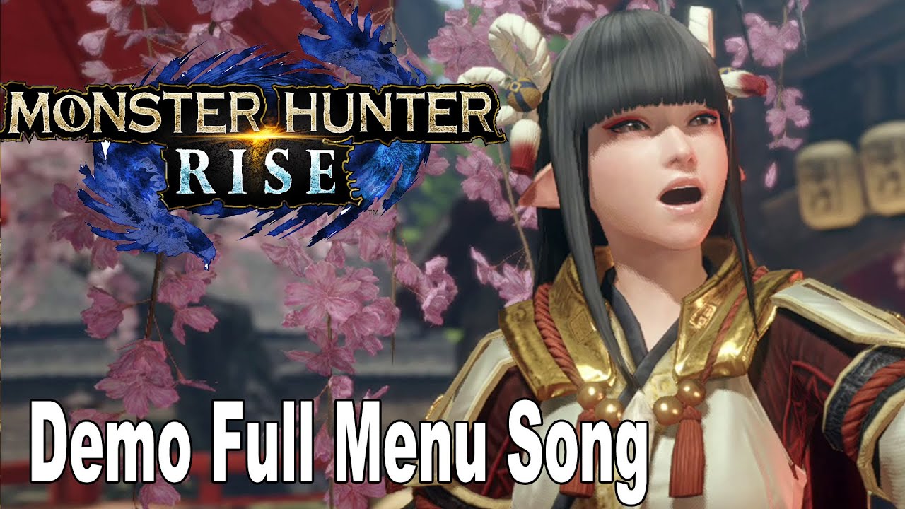 Monster Hunter Rise Demo - Full Menu Song [HD 1080P] - YouTube