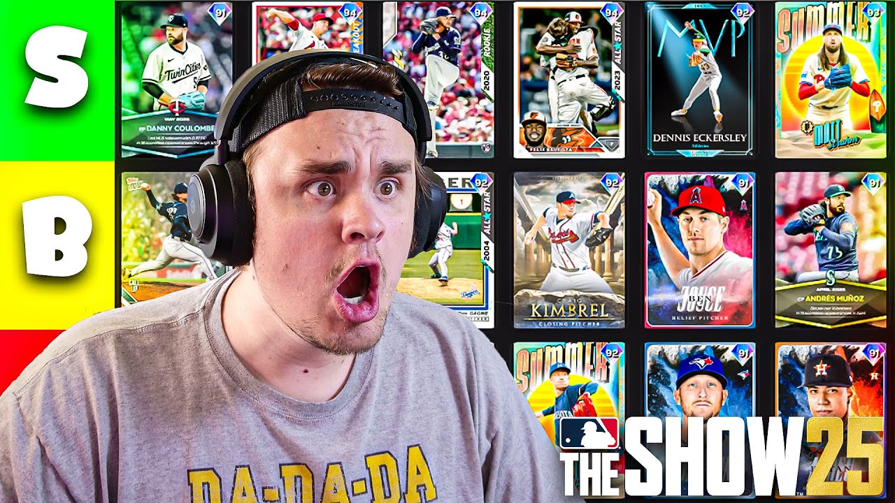 THE BEST RELIEVERS IN MLB THE SHOW 25!! FULL TIER LIST! - YouTube