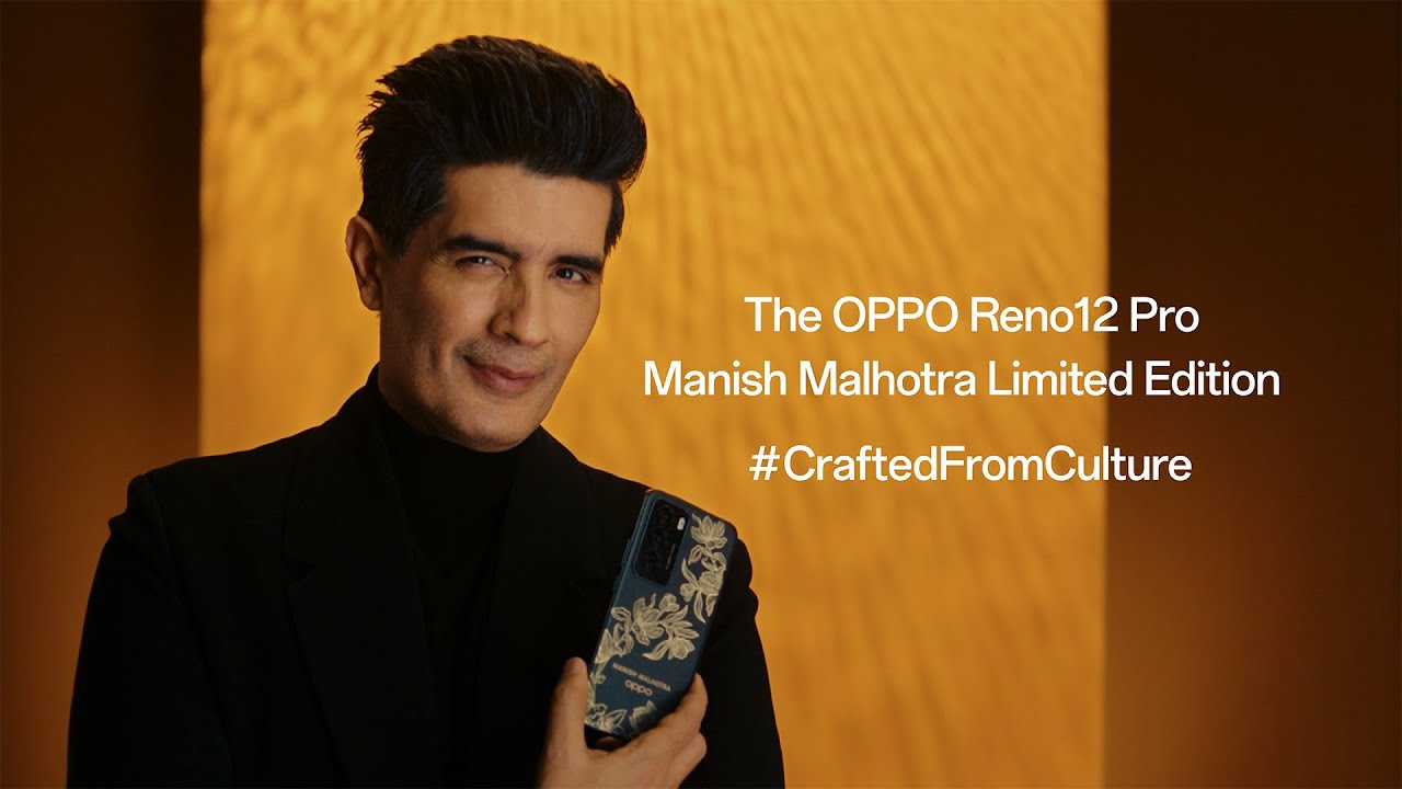 Elegance Redefined: OPPO Reno 12 Pro 5G Manish Malhotra Limited Edition ...
