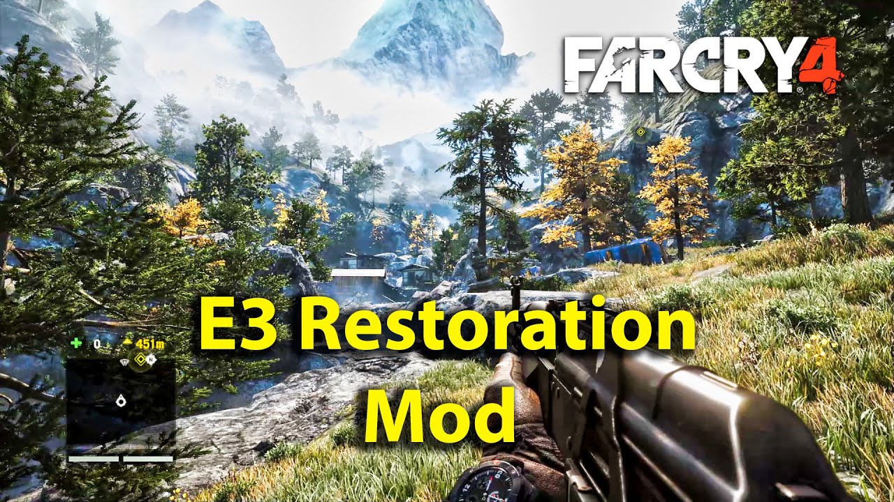 Far Cry 4 - E3 Restoration Mod Gameplay - YouTube