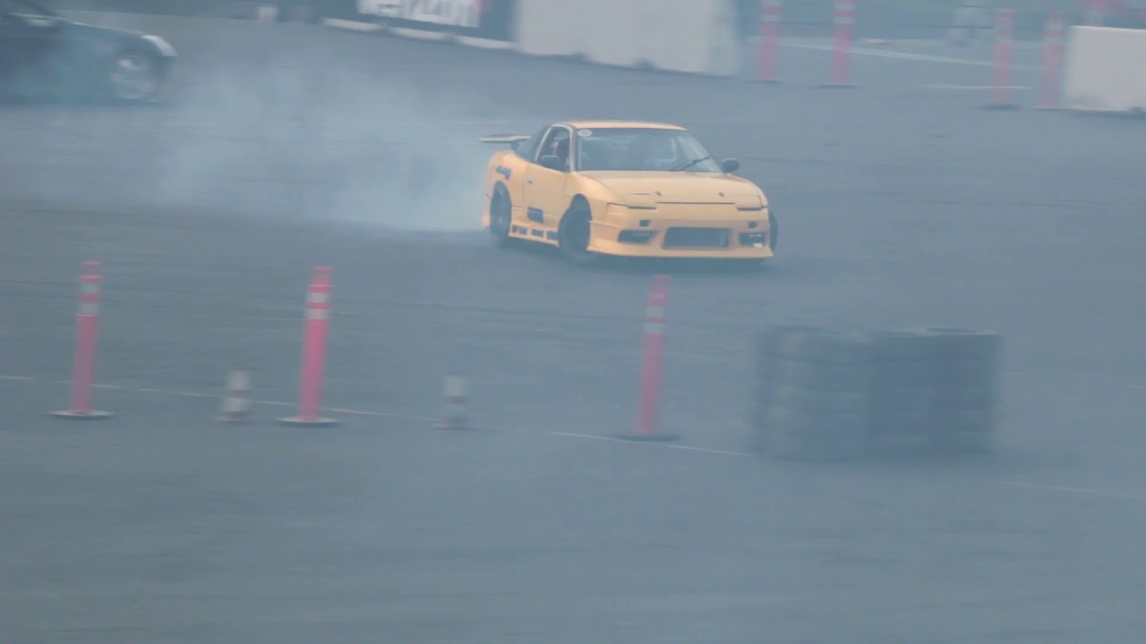 Yellow S13 Drift Winter Jam 2018 - YouTube