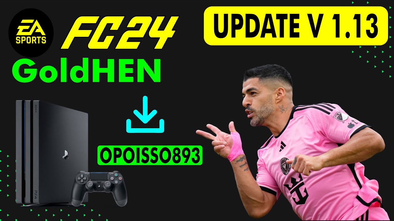 PS4 EA Sport FC 24 update version 1.13 - YouTube
