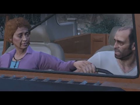 GTA 5 - Trevor Crying While Driving Patricia Home - YouTube