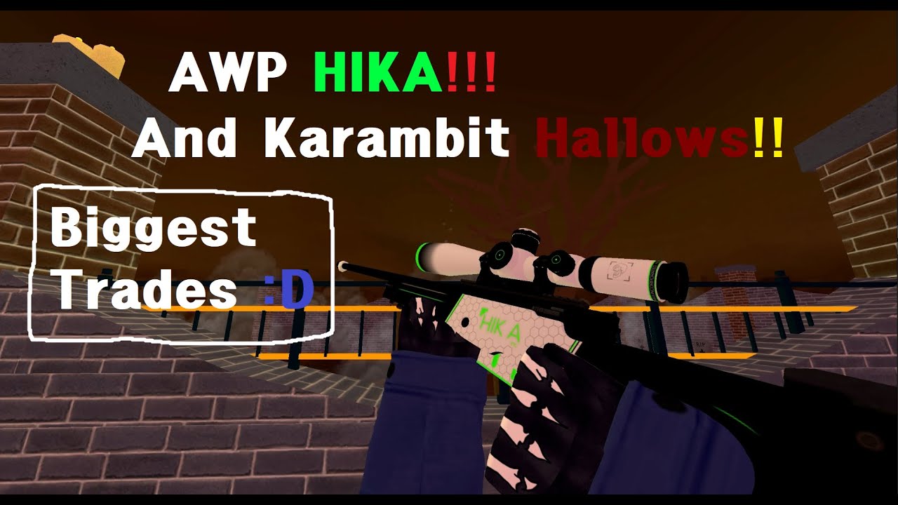 AWP HIKA, KARAMBIT HALLOWS!! CB BIGGEST TRADES 🎃 - YouTube