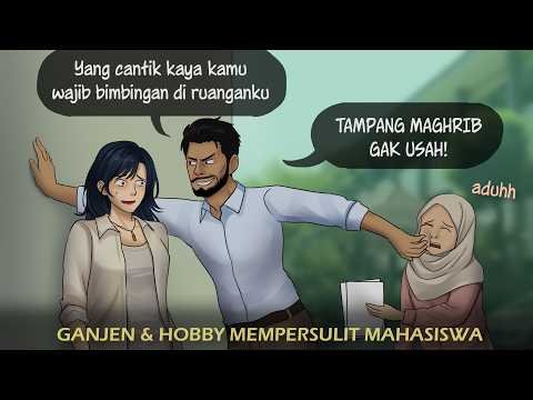 DOSEN DAKJAL - Gatel ke si cantik, Ludahin yg burik | Kartun Animasi Drama