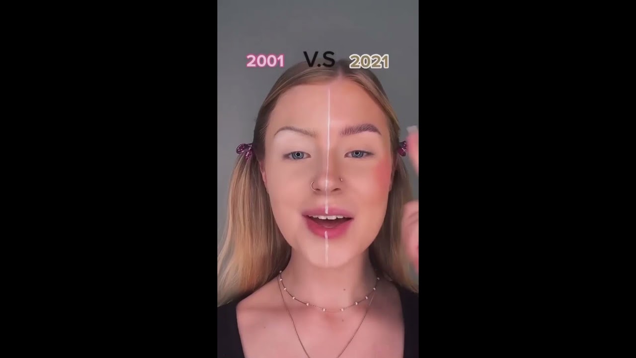 2001 vs 2021 makeup Which year are you loving the most?😍🔥 - YouTube